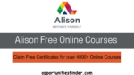 Alison Free Online Courses|Free Certificates and Diplomas ...